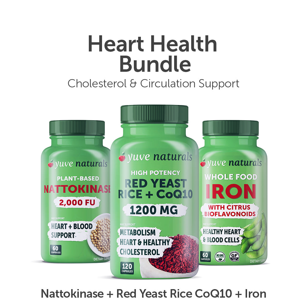 Heart Health Bundle - Cholesterol & Circulation Support | Yuve