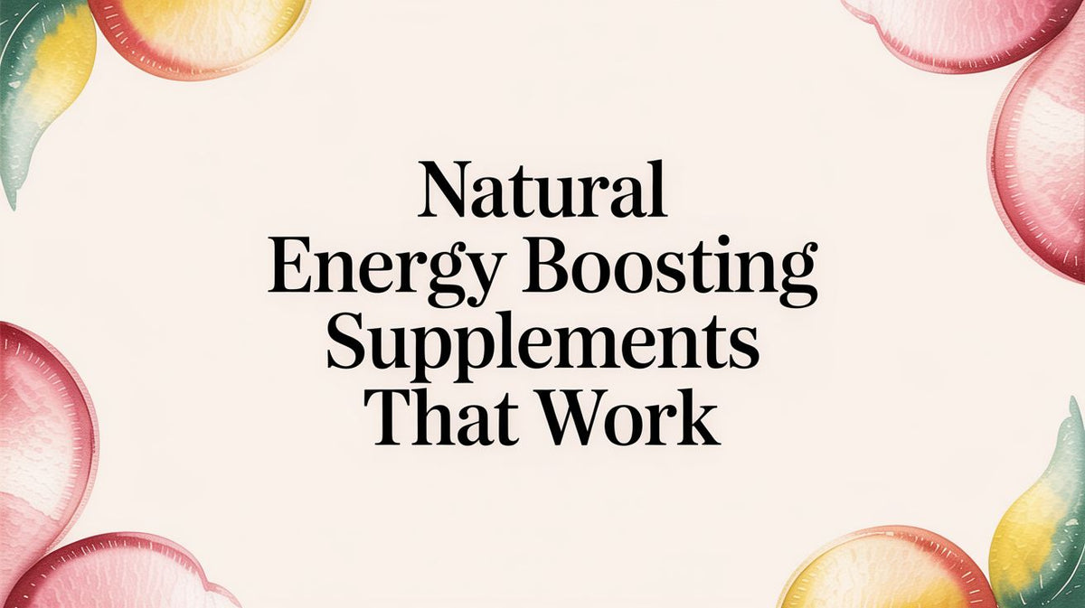 Natural Energy Boosting Supplements That Actually Work – Yuve