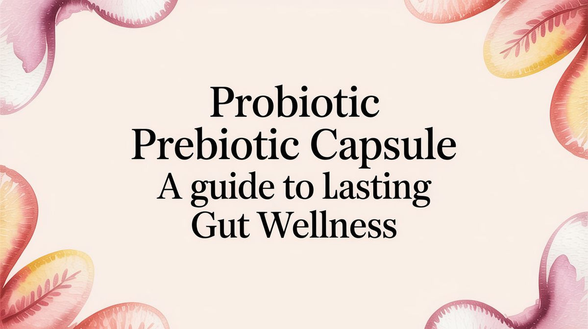 Probiotic Prebiotic Capsule: A Guide to Lasting Gut Wellness – Yuve